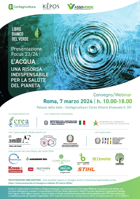 L'ACQUA UNA RISORSA INDISPENSABILE PER LA SALUTE DEL PIANETA