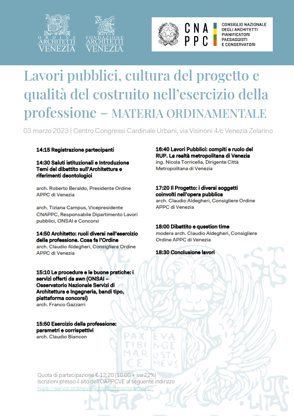 Lavori pubblici, cultura del progetto e qualità del costruito nell ... Lavori pubblici, cultura del progetto e qualità del costruito nell ...
